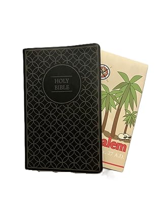 Fold Out Pamphlet Bible Map of Bible Story Locations and Easter Events ...