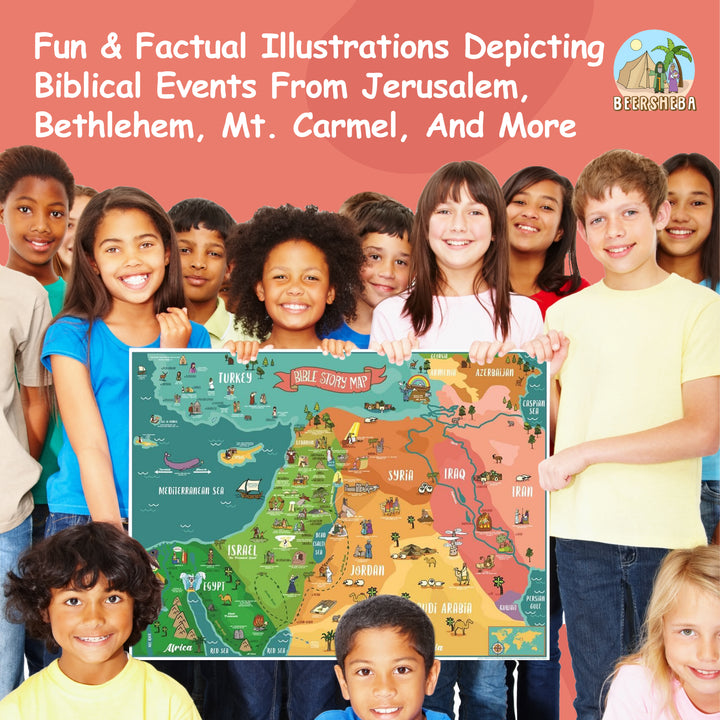 Bible Story Map Educational Products for Children